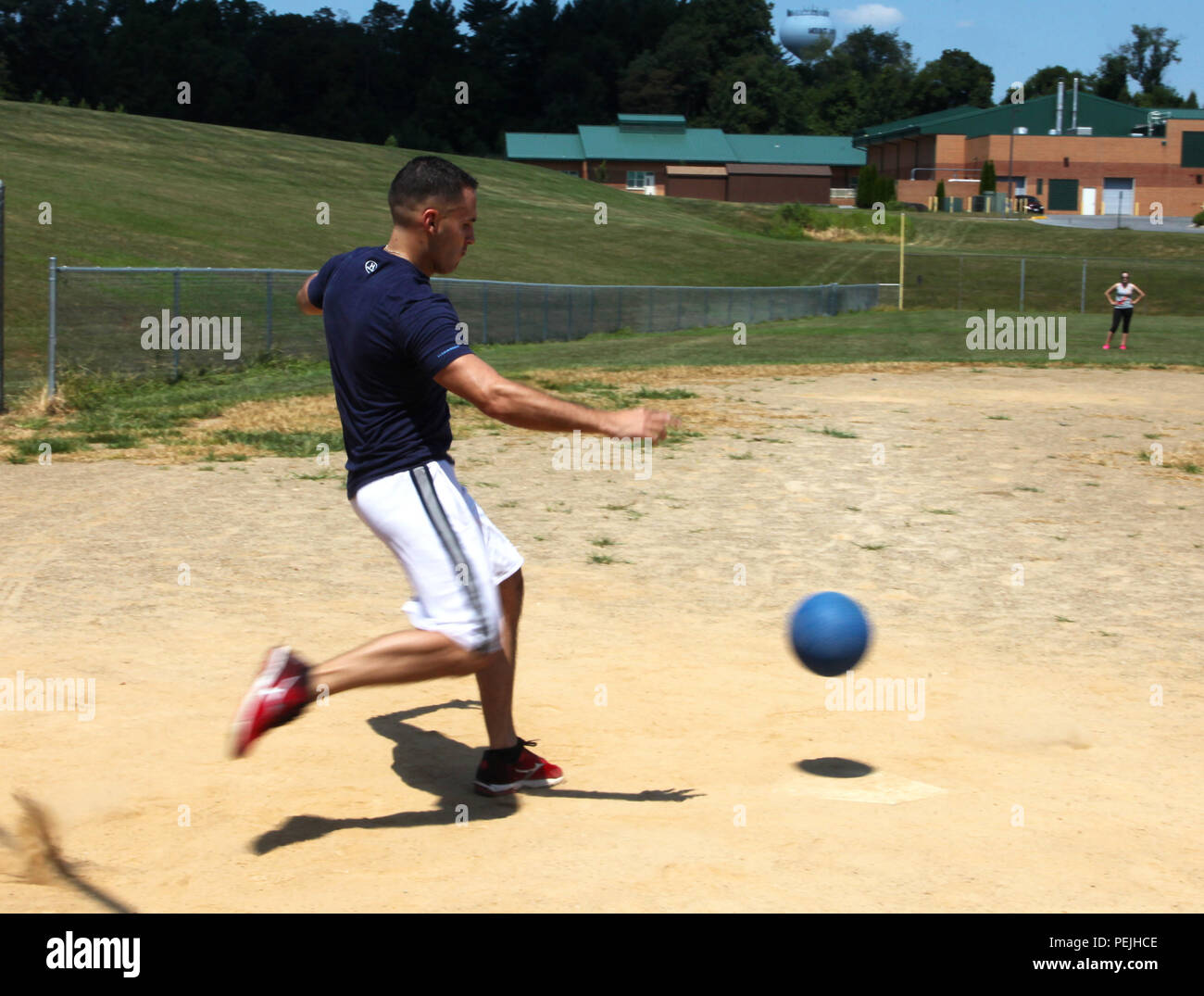 U.S. Army 1st Lt. Nicholas Pisani, assigned to the 55th Signal Company ...