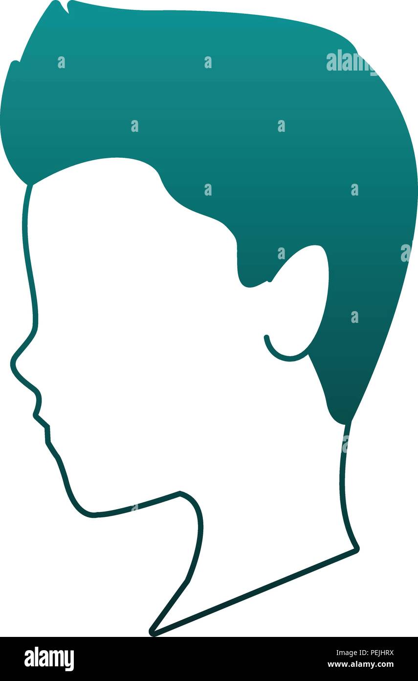 Man faceless head in blue lines Stock Vector Image & Art - Alamy