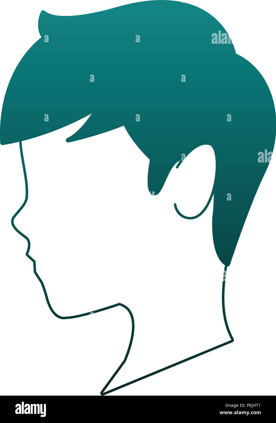 Man faceless head in blue lines Stock Vector Image & Art - Alamy