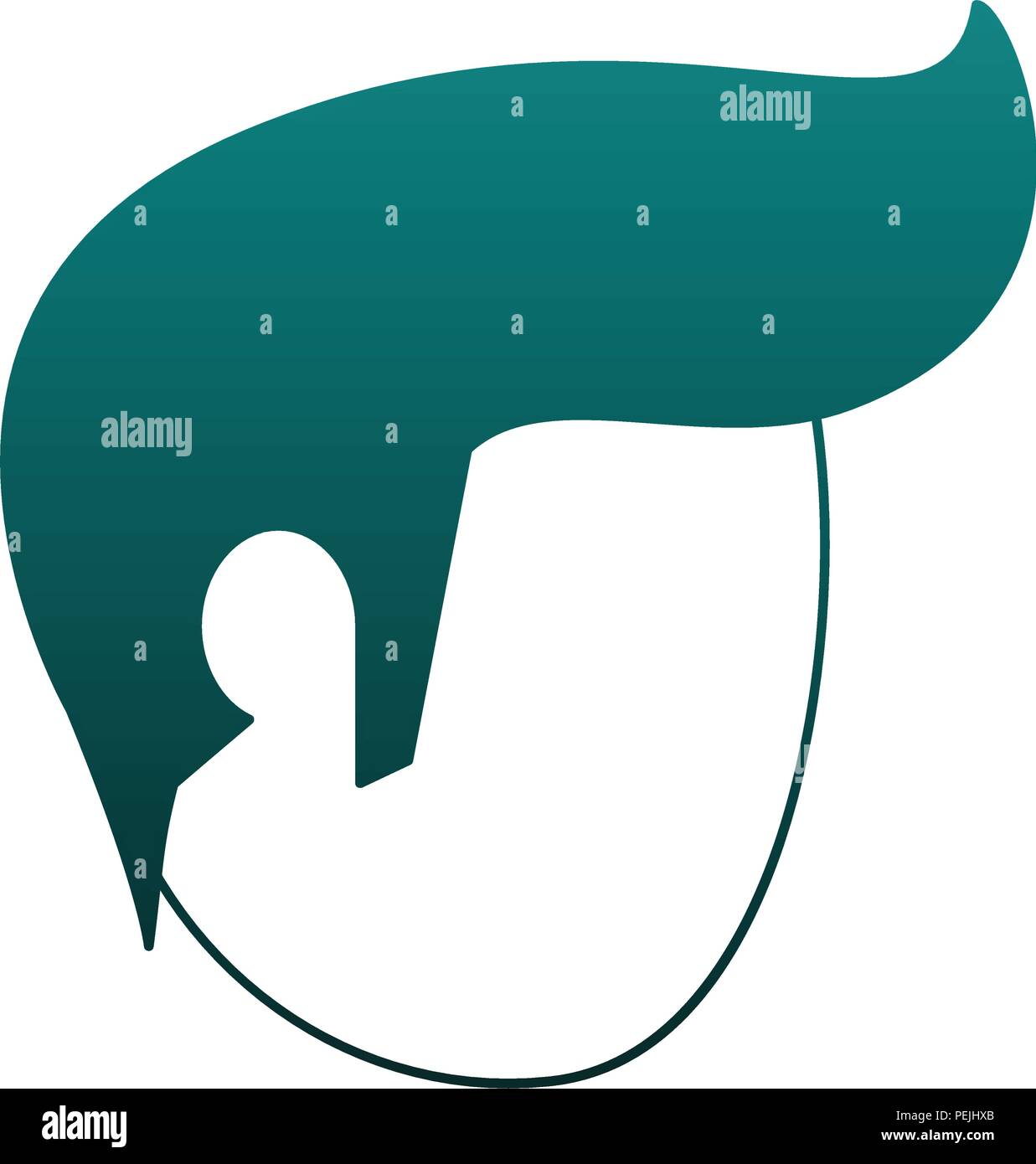 Man faceless head in blue lines Stock Vector Image & Art - Alamy