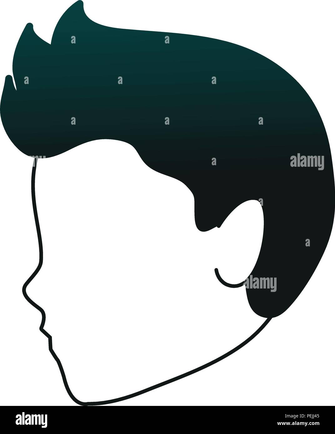 Man faceless head in blue lines Stock Vector Image & Art - Alamy