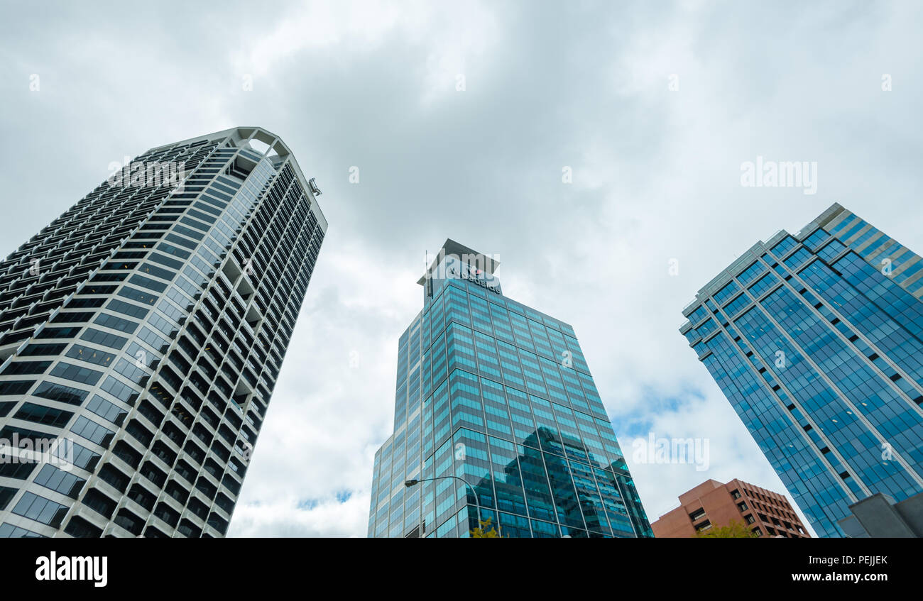 Buildings in Downtown Perth, Western Australia, Oceania Stock Photo - Alamy