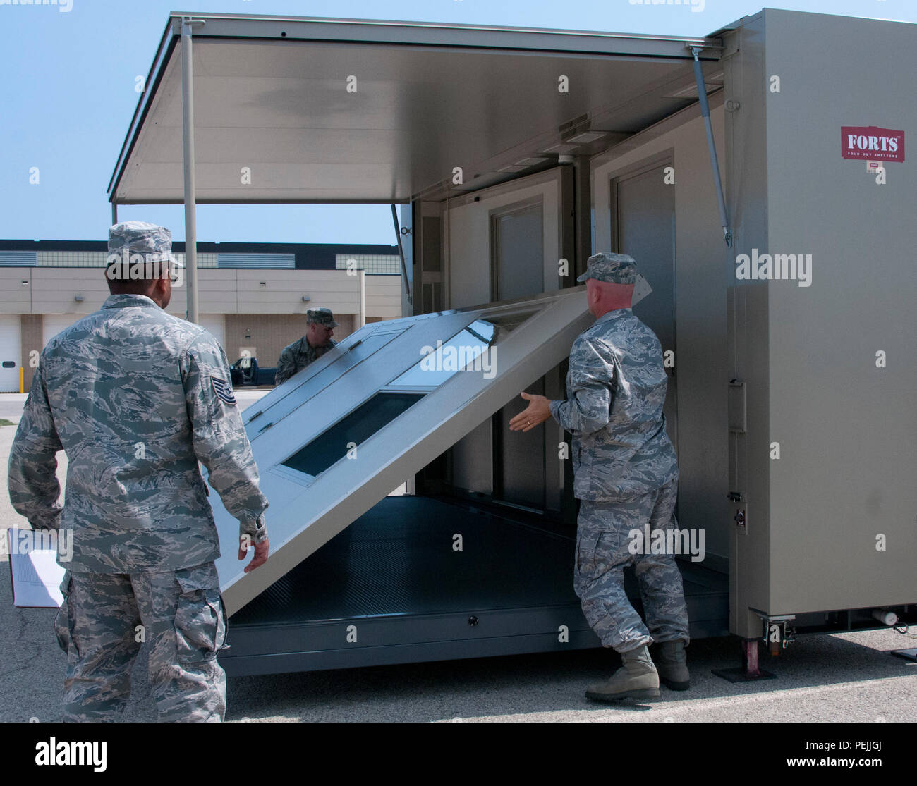 Airmen from the Religious Support Team with the 128th Air Refueling ...