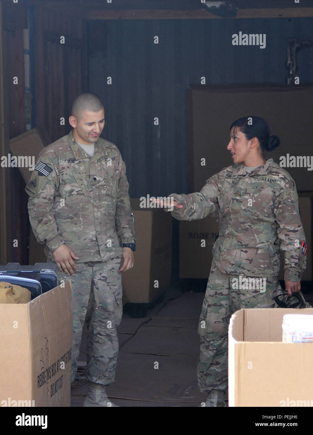 Spc. George A. Ruiz, a human resources specialist with the 49th ...