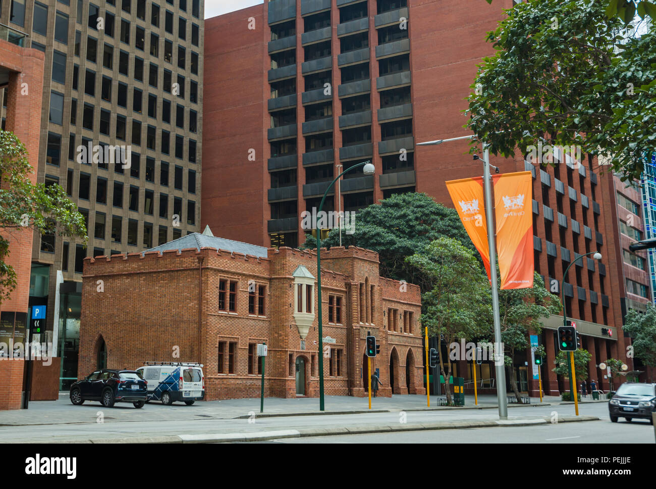 Buildings in Downtown Perth, Western Australia, Oceania Stock Photo - Alamy