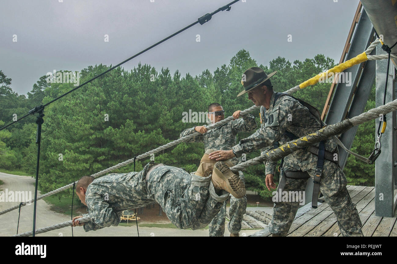 Army Reserve Drill Sergeant, Sgt. Timothy Bingham, 98th Training Division (IET), during an echo ...