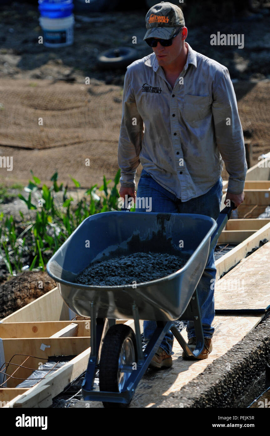 Builder Constructionman Justin Reeves, assigned to Naval Mobile ...