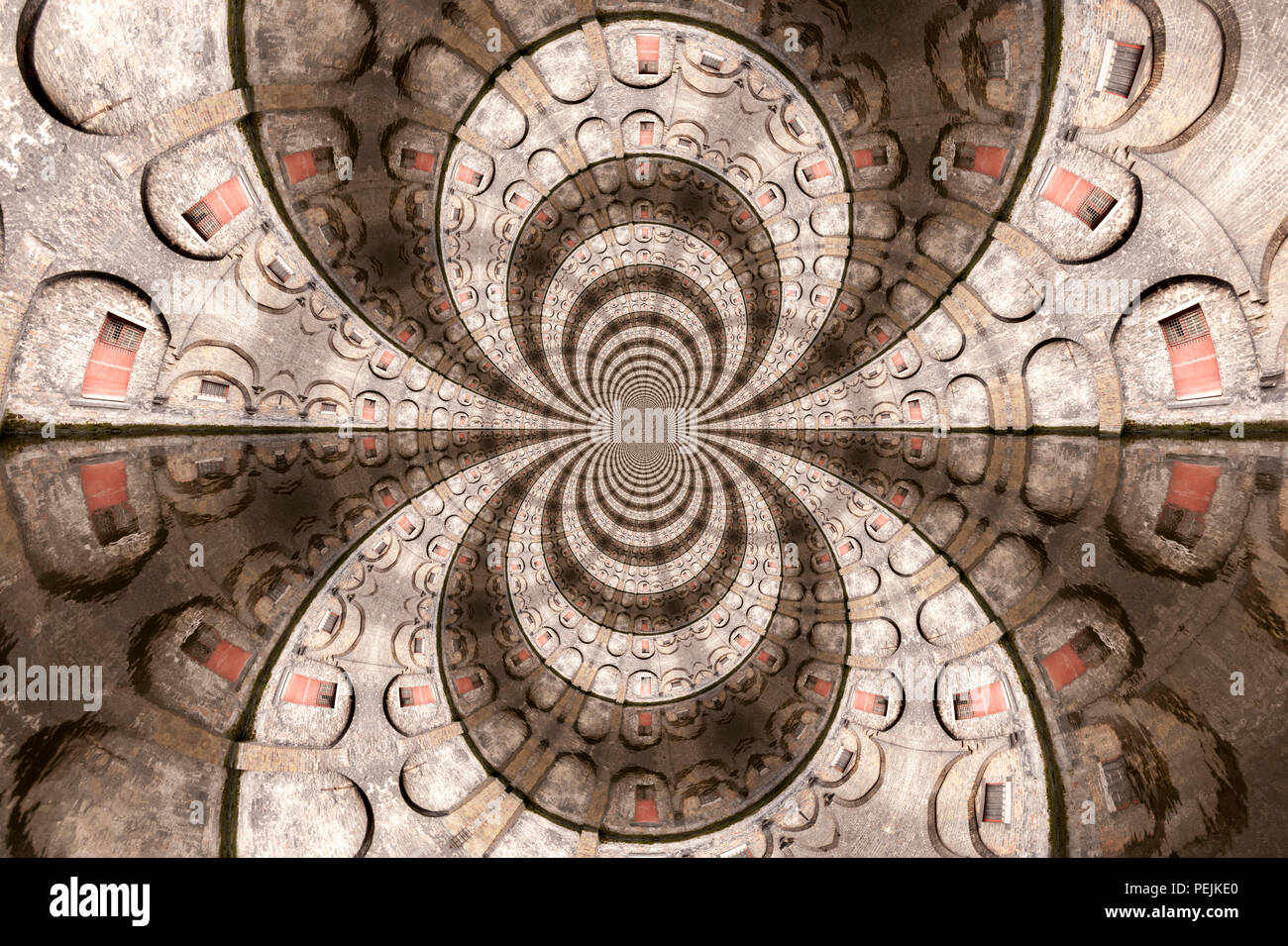 Kaleidoscopic Pattern of Architecture, based on own Reference Image ...