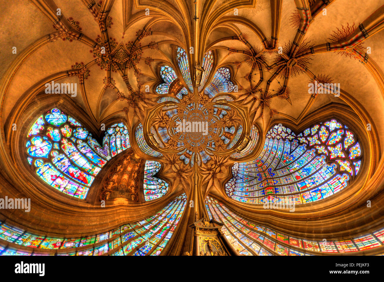 Kaleidoscopic Pattern of Architecture, based on own Reference Image ...