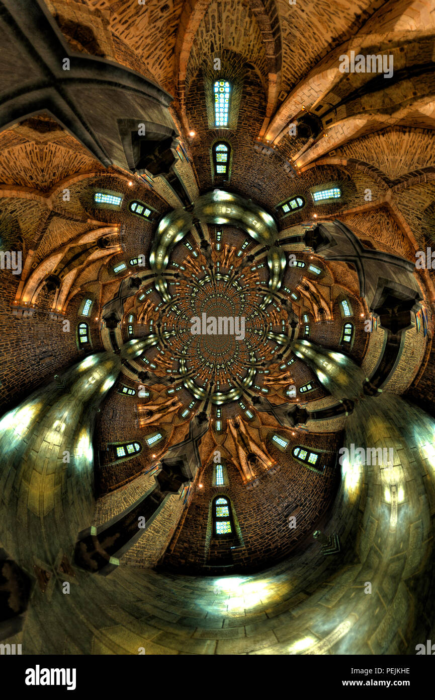 Kaleidoscopic Pattern of Architecture, based on own Reference Image ...