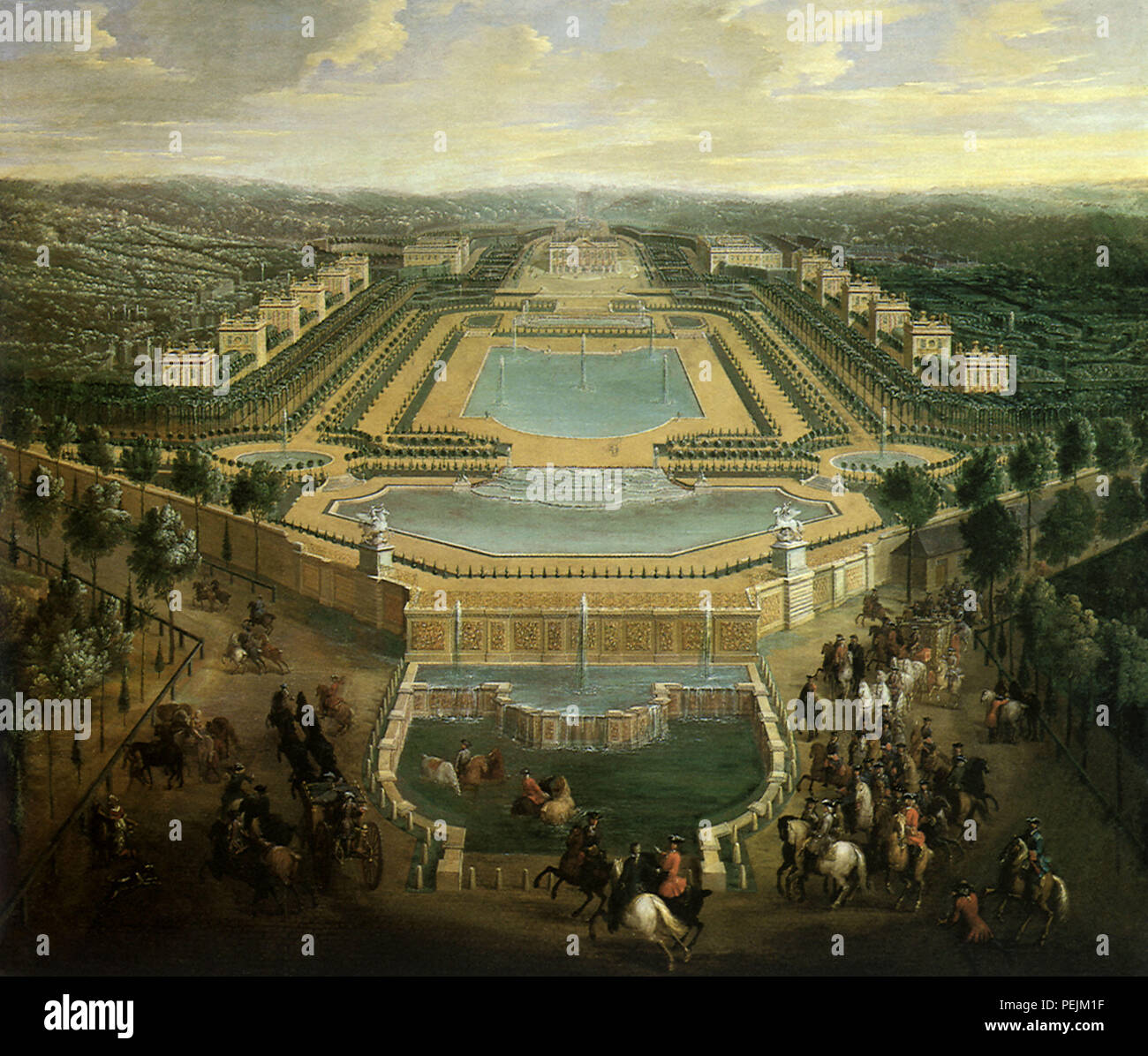 Château of Marly, Martin, Pierre Denis Stock Photo - Alamy