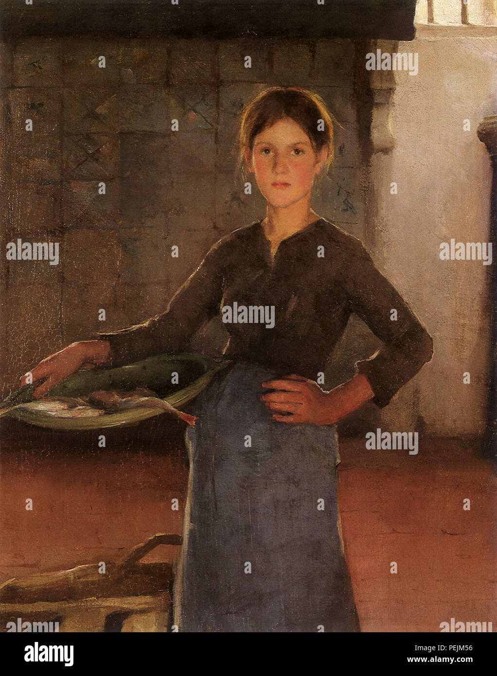 A Zandvoort Fisher-Girl, Forbes, Elizabeth Armstrong Stock Photo - Alamy