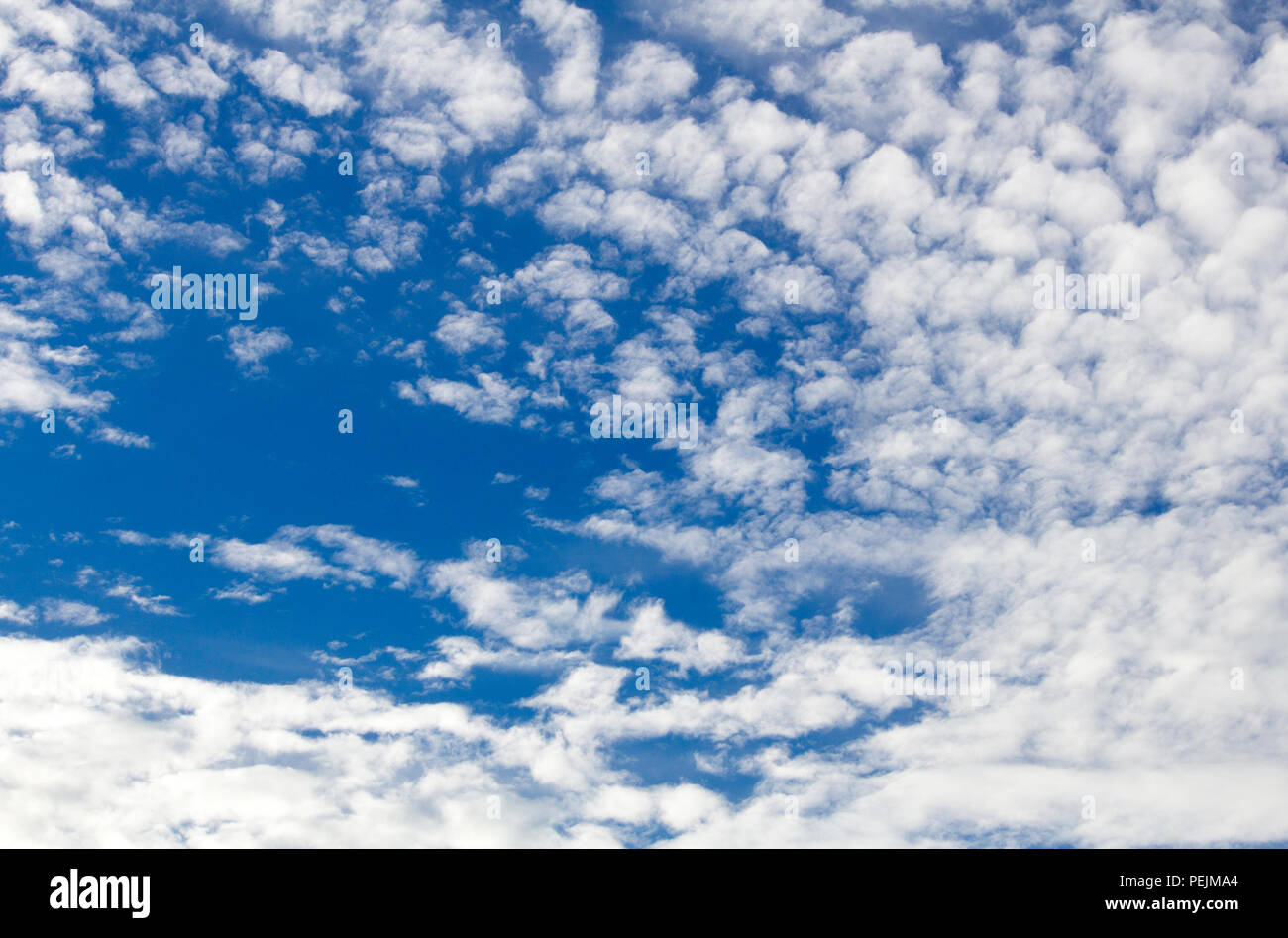 The sky after a thunderstorm. Blue sky in the clouds Stock Photo - Alamy