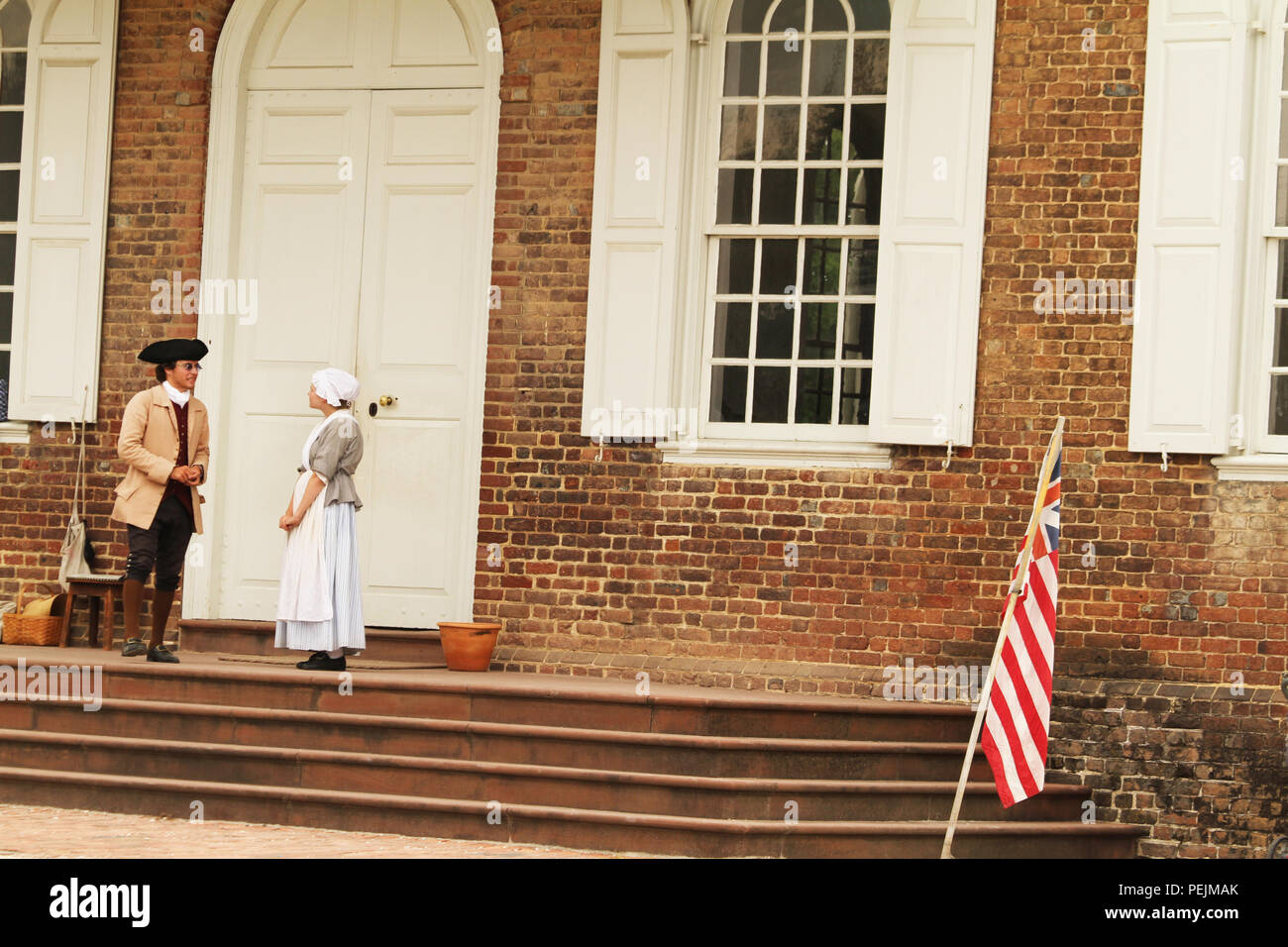 Colonial reenactment williamsburg hi-res stock photography and images ...