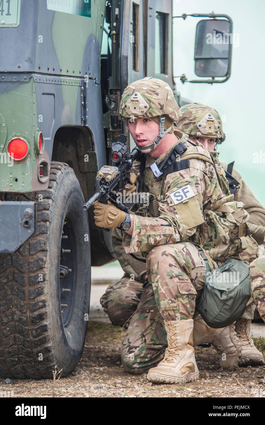 Airmen from the 91st Missile Wing Security Forces Squadron conduct a ...