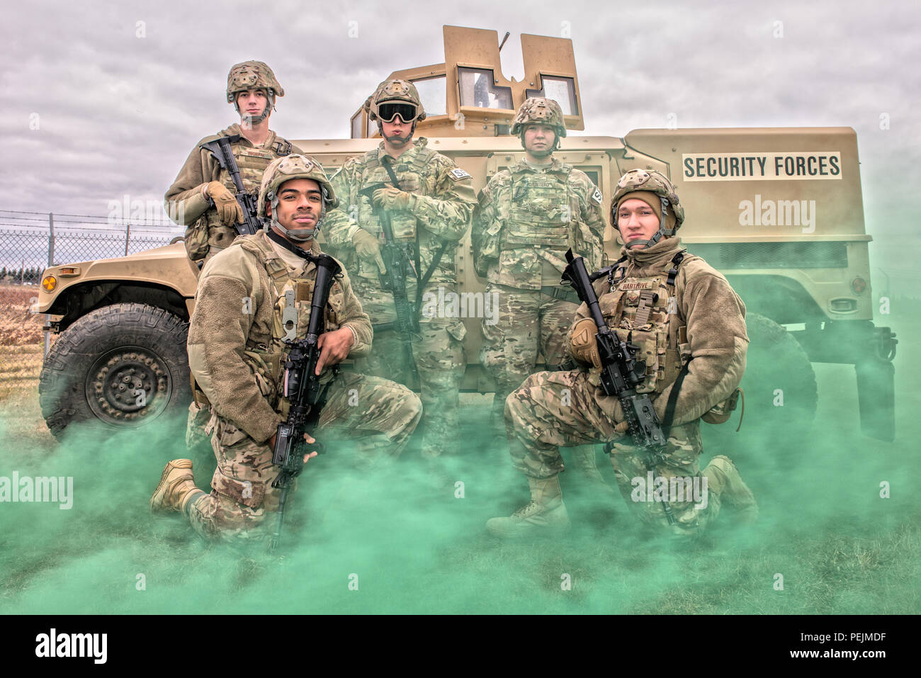 Airmen from the 91st Missile Wing Security Forces Squadron conduct a ...
