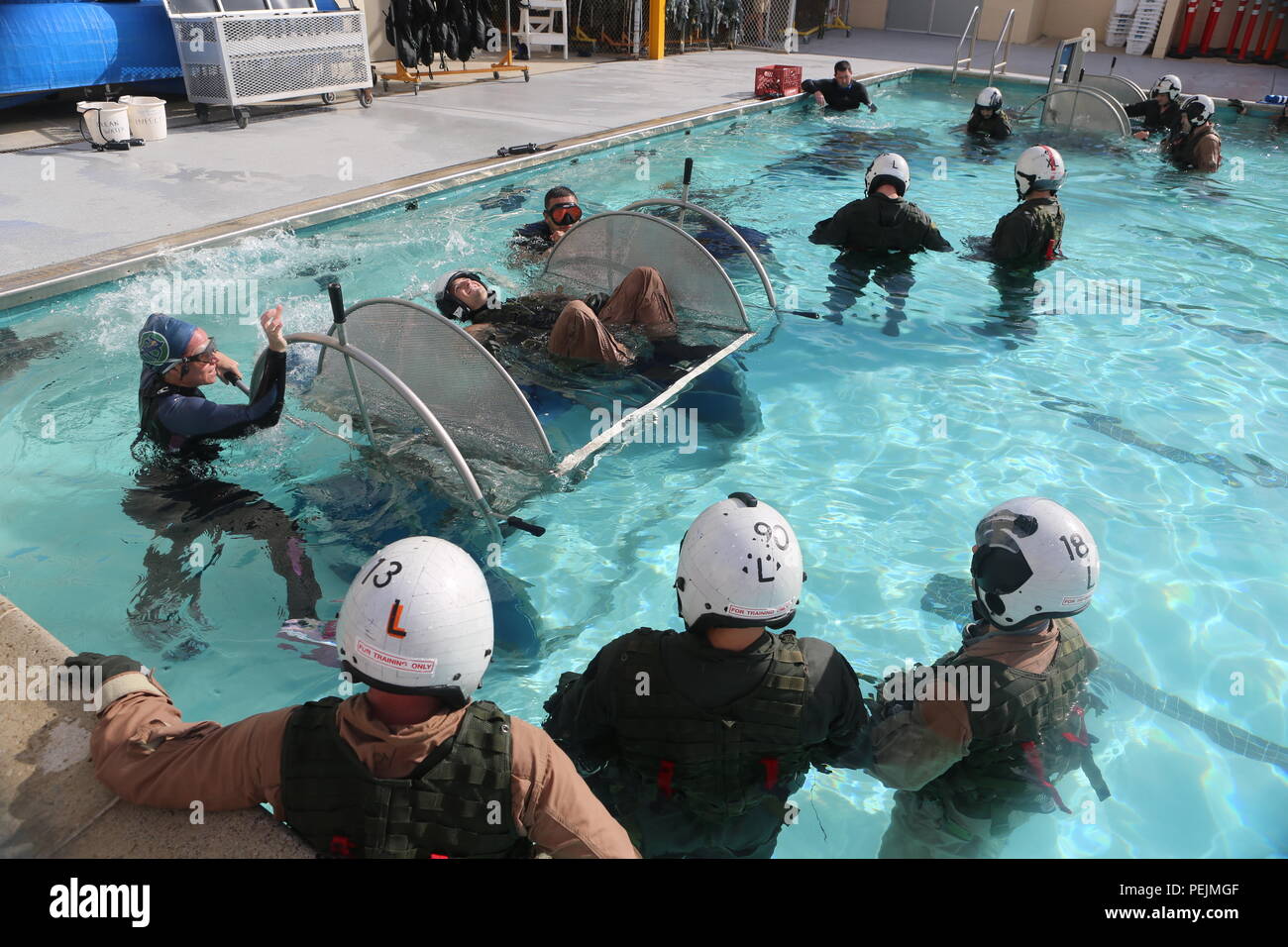 Shallow water egress trainer hi-res stock photography and images - Alamy