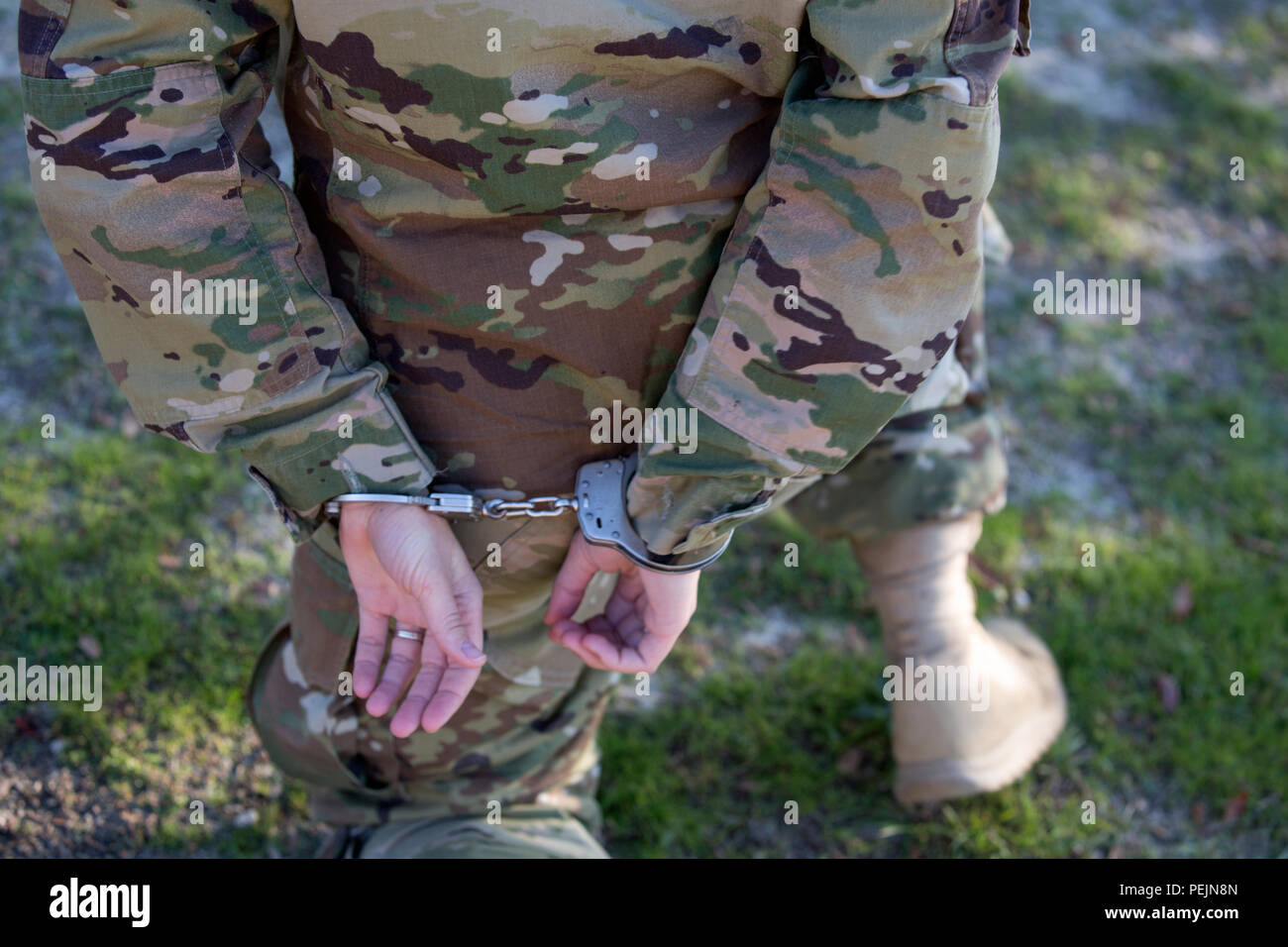 U.S. Army soldiers assigned to the 503rd Military Police Battalion ...