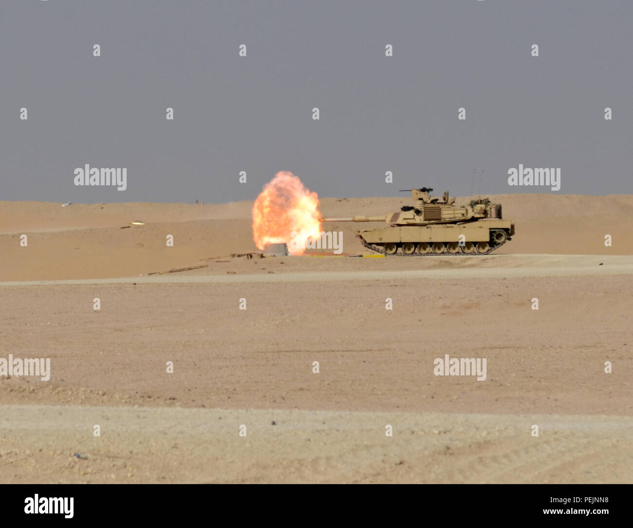 An M1A2 Abrams from Company D, 1st Battalion, 63rd Armor Regiment ...