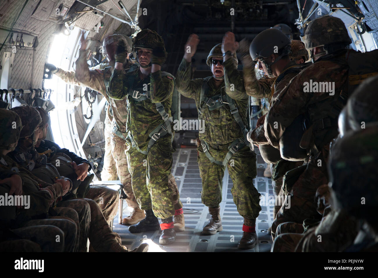 Canadian jump master hi-res stock photography and images - Alamy