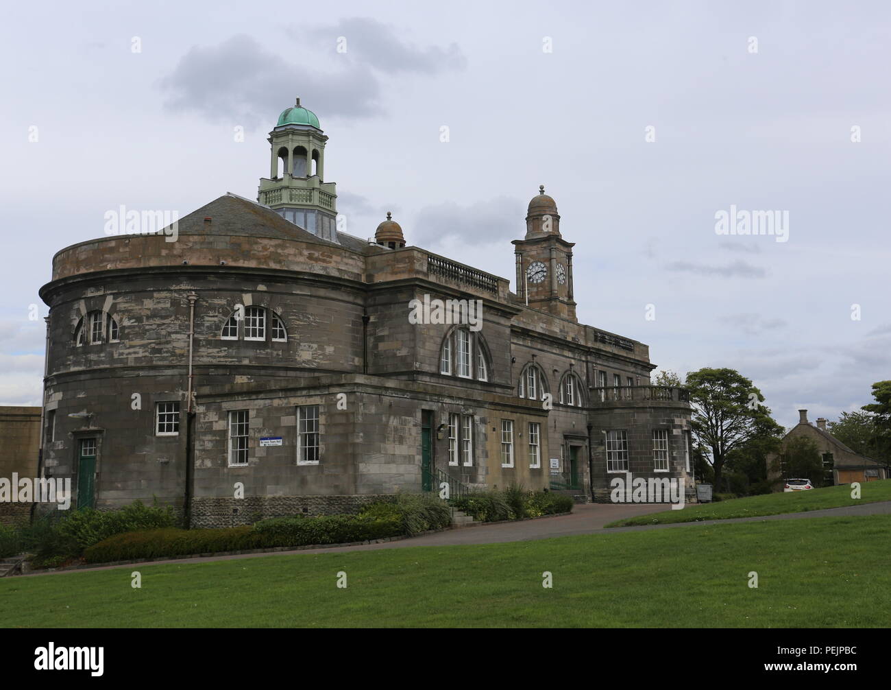 Exterior of Bo'ness town hall Bo'ness Scotland August 2018 Stock Photo ...