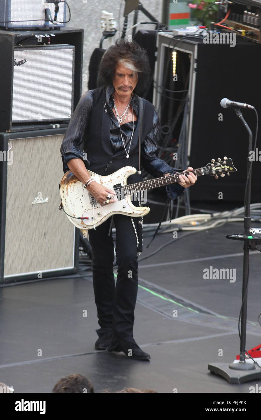 Joe Perry on the Today Show 8/15/2018 Photo by John Barrett/PHOTOlink ...
