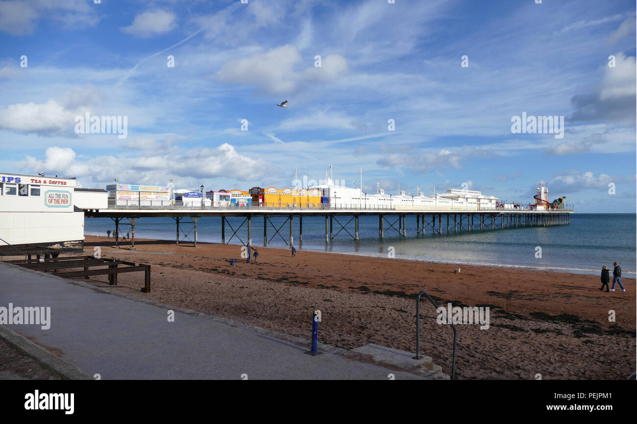 Teignmouth grand pier hi-res stock photography and images - Alamy