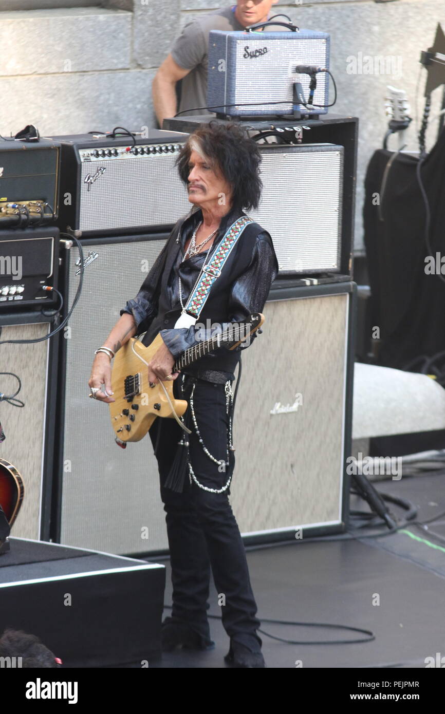 Joe Perry on the Today Show 8/15/2018 Photo by John Barrett/PHOTOlink ...