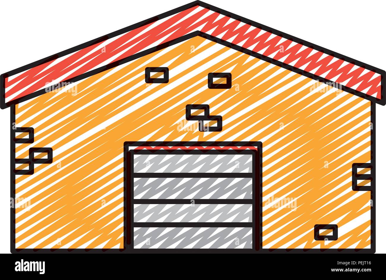 doodle commercial store shop modern boutique Stock Vector Image & Art ...