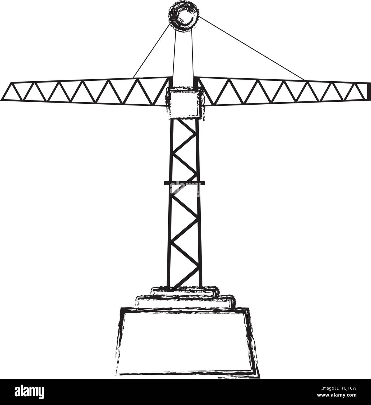 Crane load block Stock Vector Images - Alamy