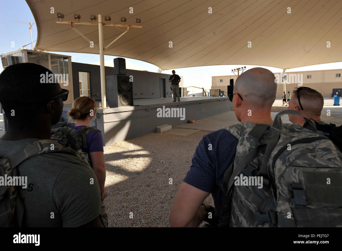 Master Sgt. Austin Schneider, 379th Expeditionary Security Forces ...