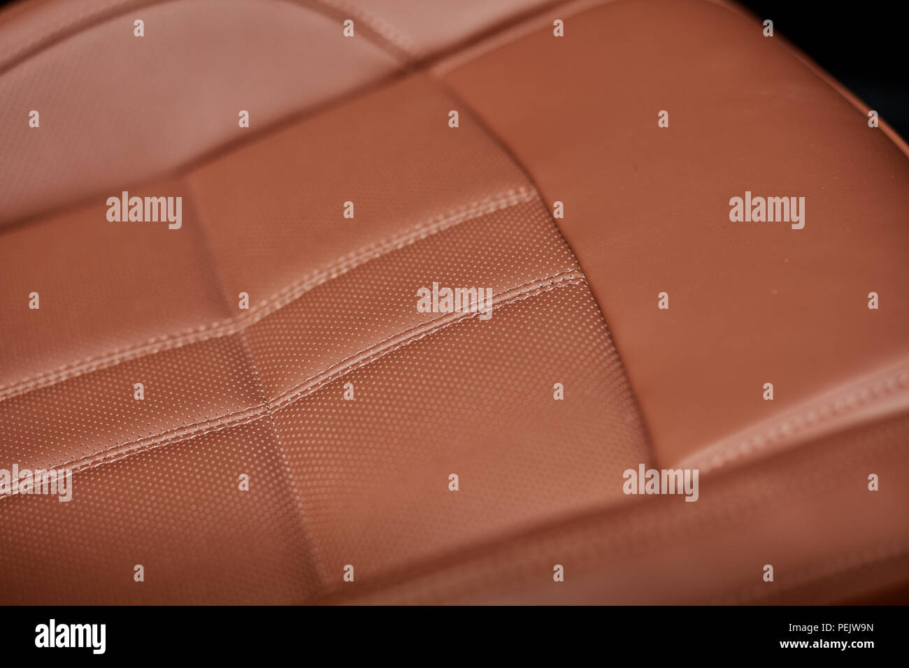 Leather armchair of a luxury car Stock Photo - Alamy