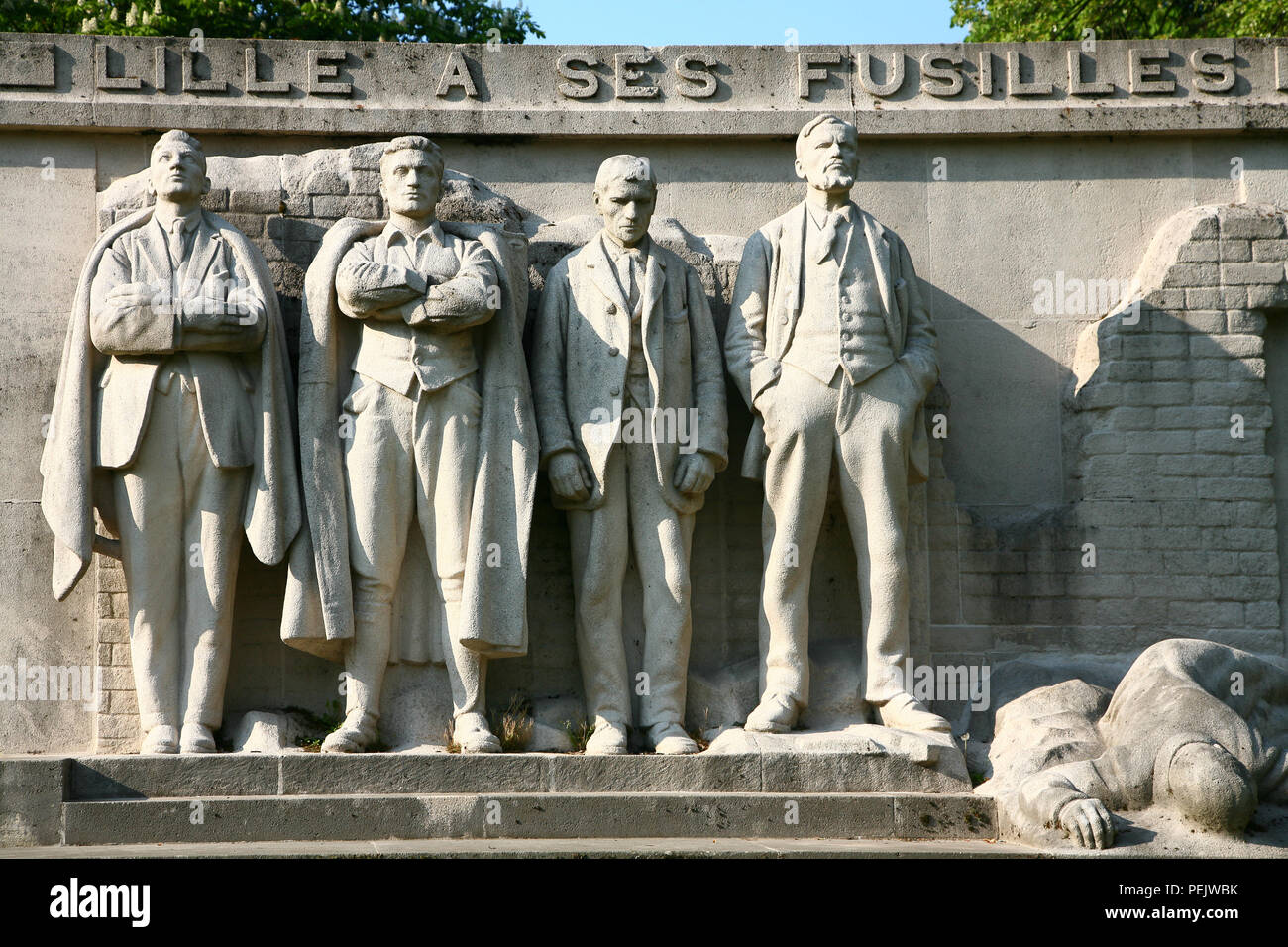 Monument aux fusillés lillois - Lille. Monument to the executed of ...