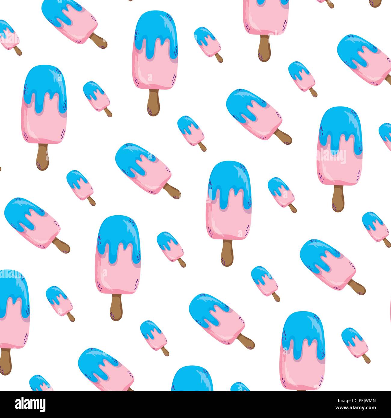 fresh ice lolly dessert background Stock Vector Image & Art - Alamy