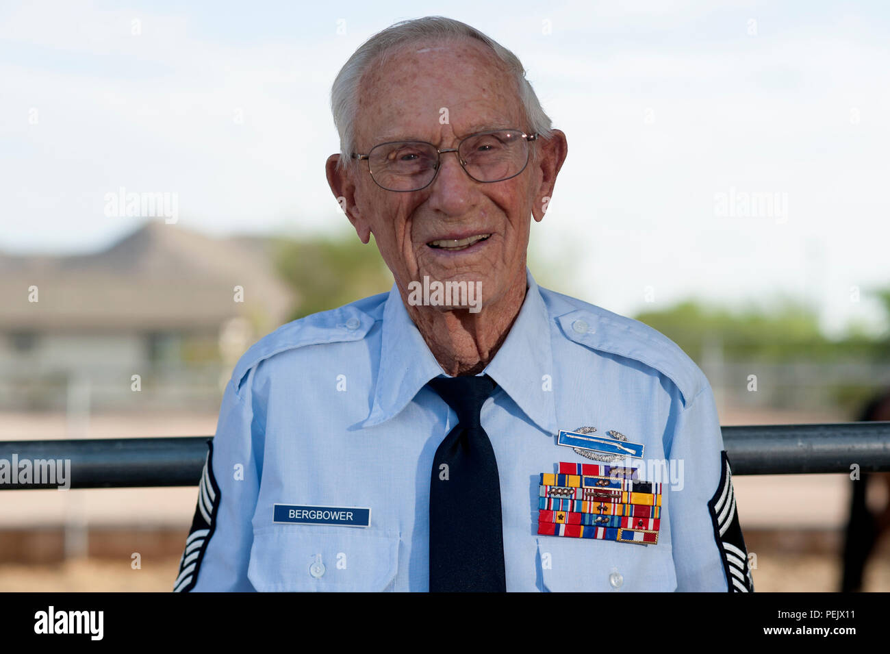 Retired Chief Master Sgt. Harold Bergbower was born May 11, 1920, in ...
