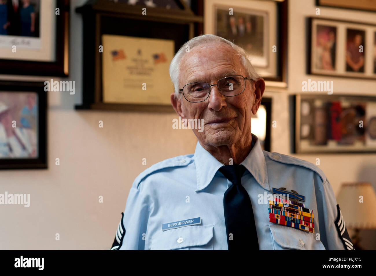 Retired Chief Master Sgt. Harold Bergbower was born May 11, 1920, in ...
