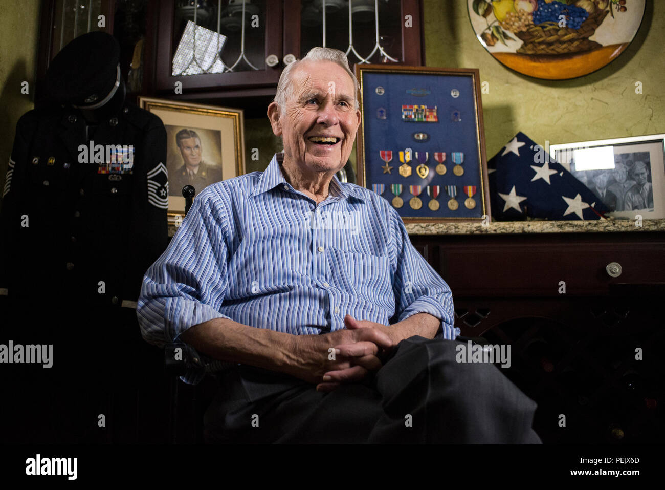 Retired Chief Master Sgt. William 'Tip' Tippins was in the Army during ...