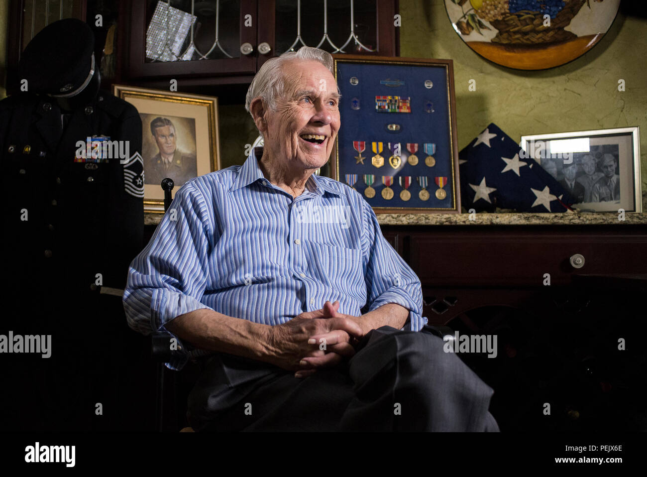 Retired Chief Master Sgt. William 'Tip' Tippins was in the Army during ...