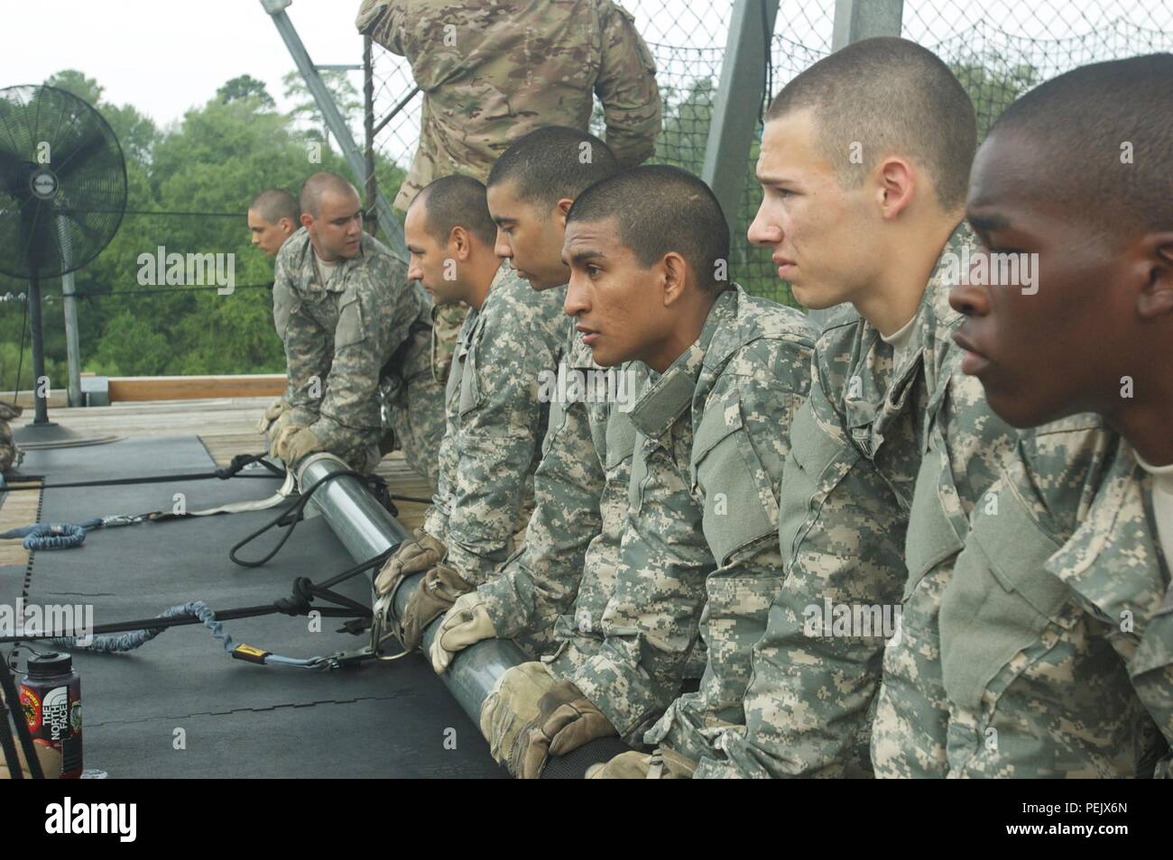 Red phase basic trainees in E. Company 3/60th, 193rd Bde Army Training ...