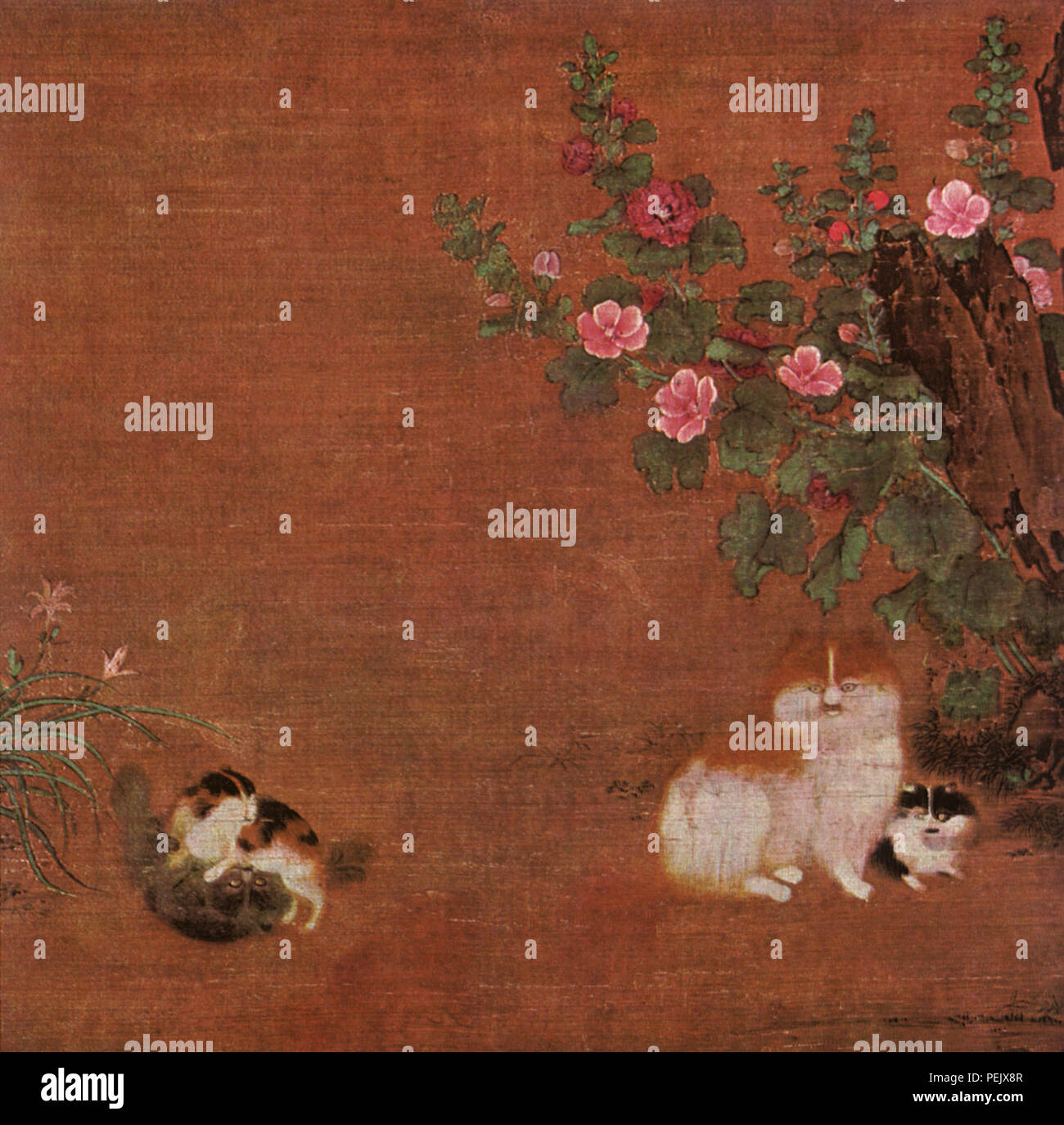 Chinese cat art hi-res stock photography and images - Alamy