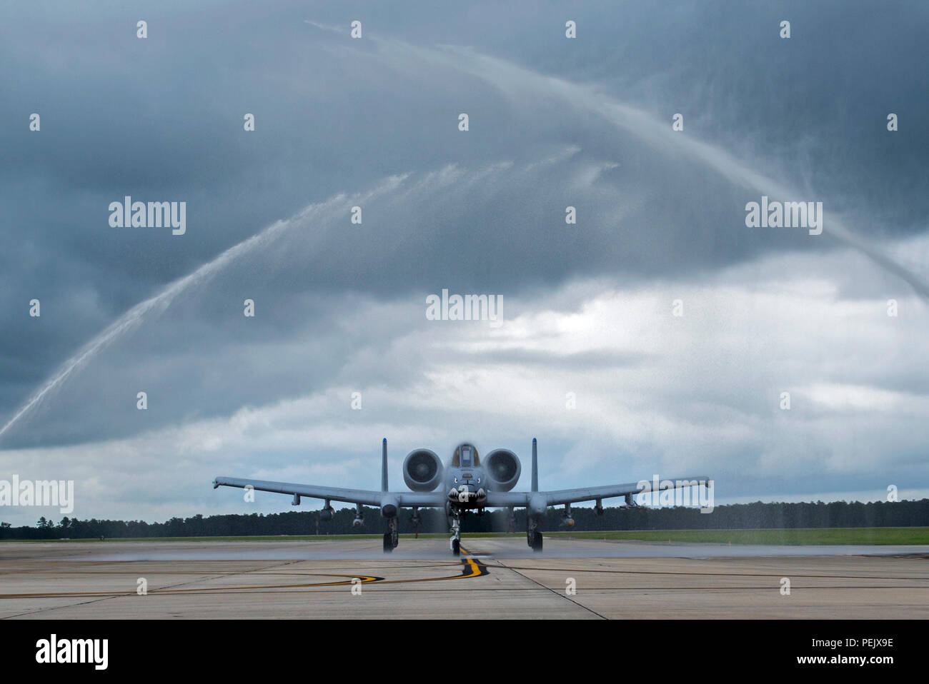 U.S. Air Force Col. Derek Oaks, 23rd Fighter Group commander, taxis an ...