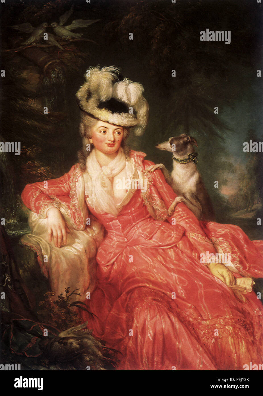 Countess Lichtenau 1776, Therbusch, Anna Dorothea Stock Photo - Alamy
