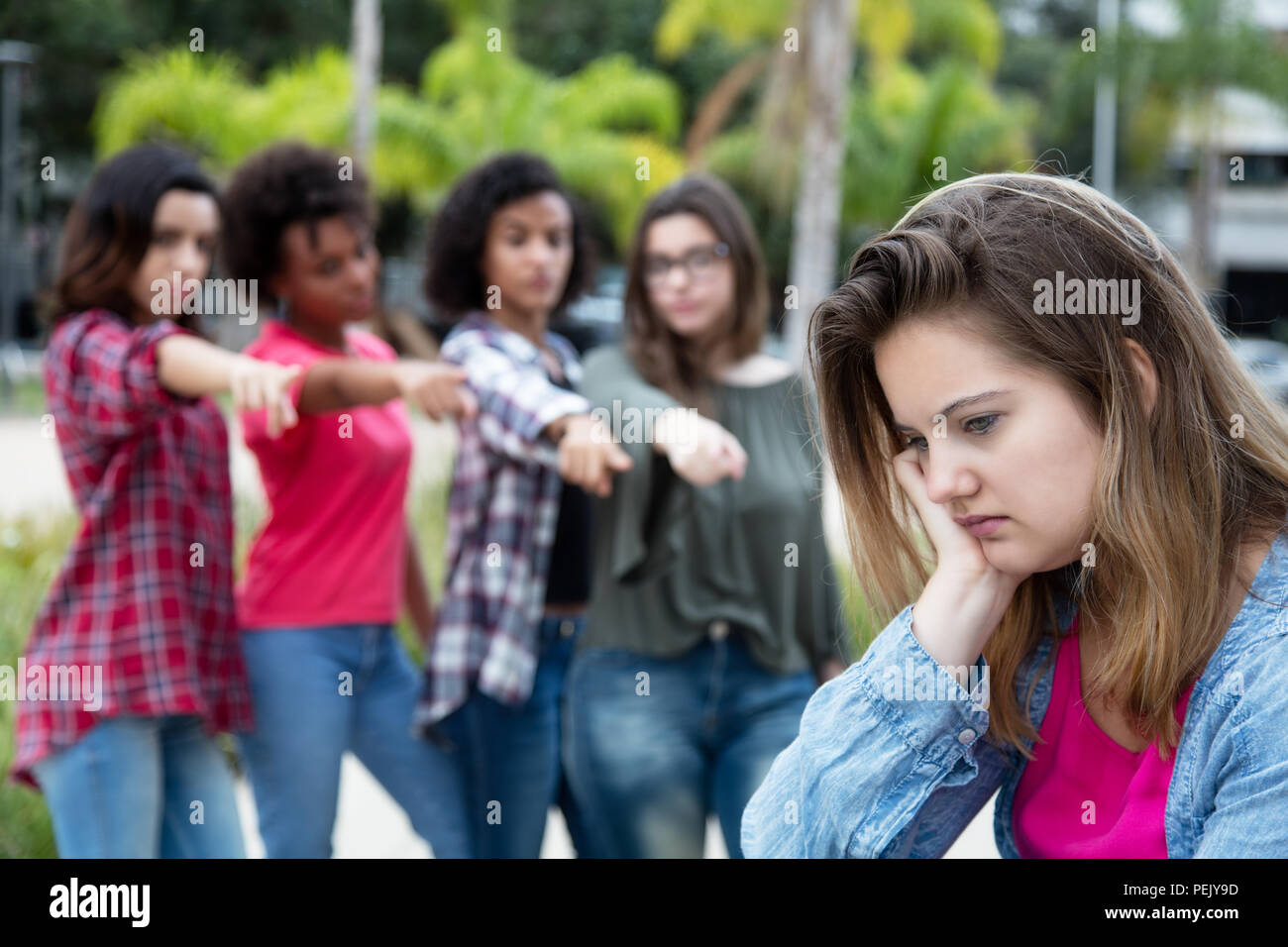 Bullying girls school hi-res stock photography and images - Alamy