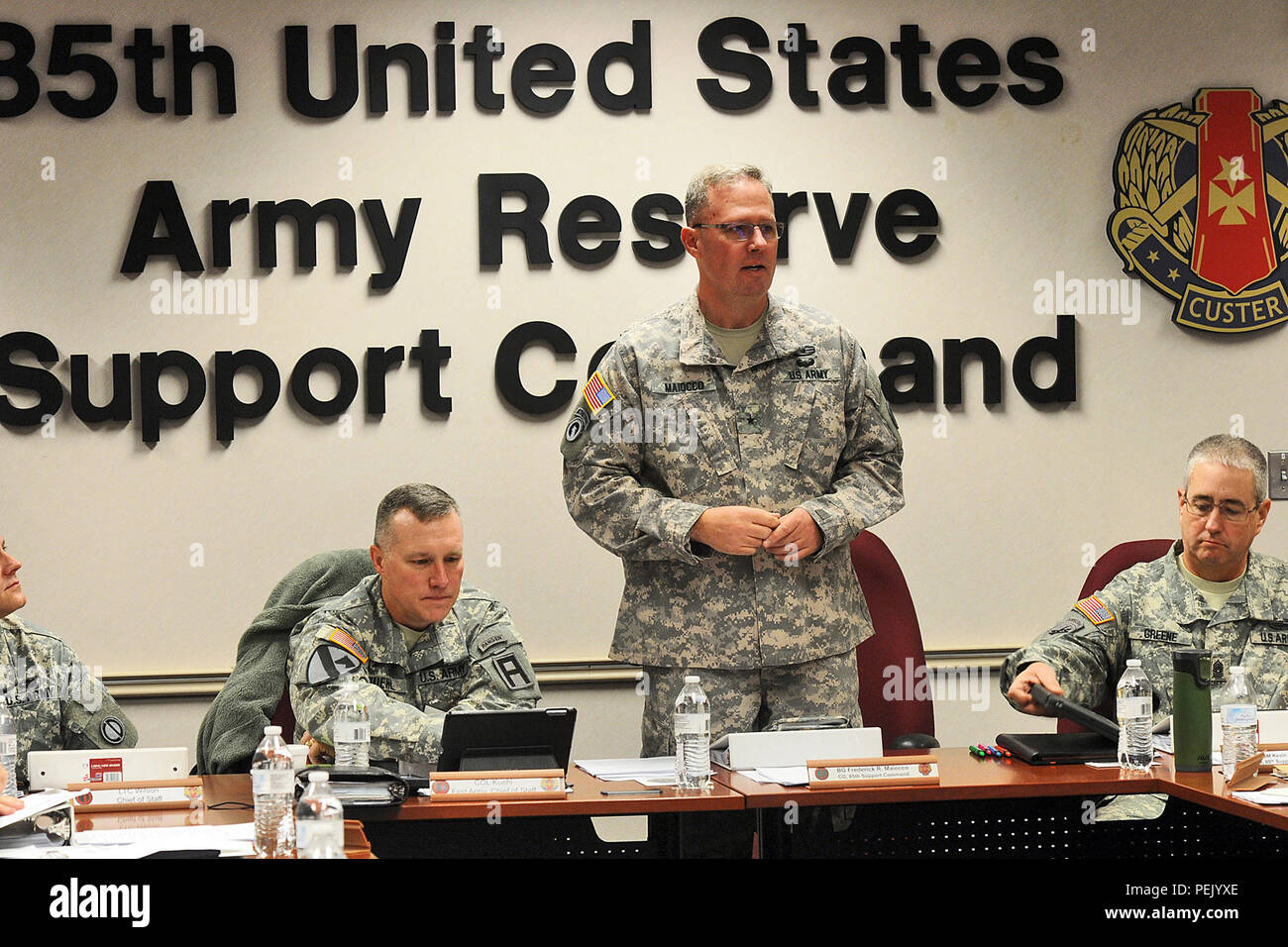 Army Reserve Brig. Gen. Frederick R. Maiocco, Jr., commanding general ...