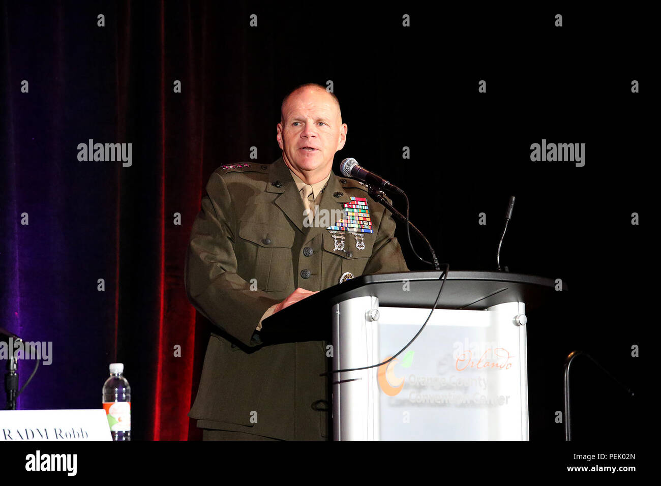 Gen. Robert Neller, commandant of the Marine Corps, gives the keynote ...