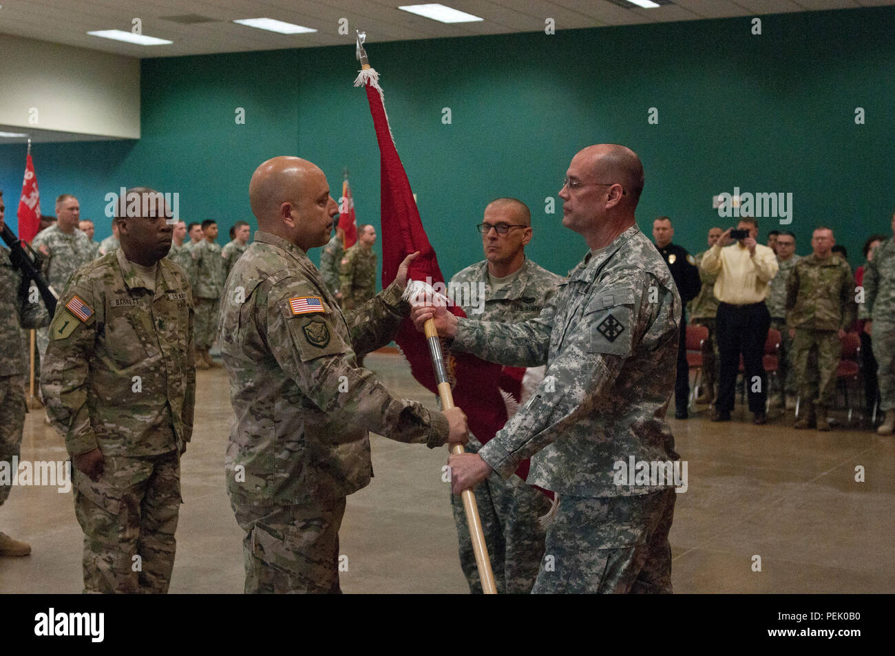 During the formal activation of the 363rd Engineer Battalion in ...