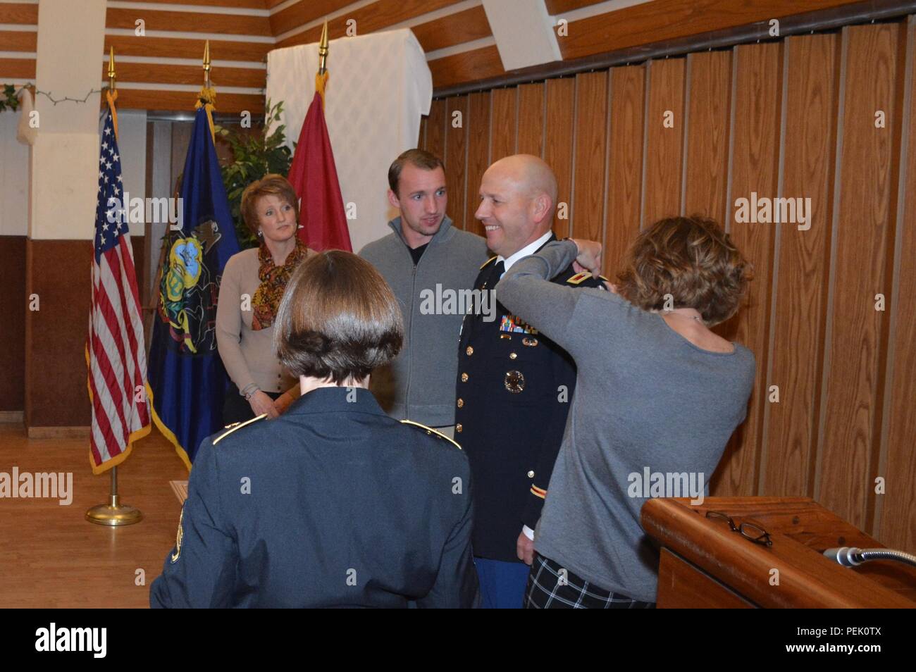 Jennifer Hepner and Mason Hepner, Col. Robert Hepner’s wife and son ...