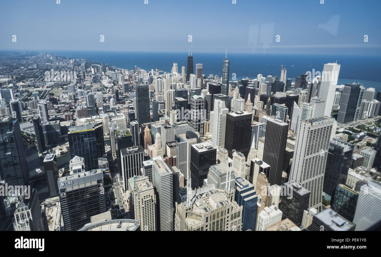Willis Tower Skydeck Chicago Stock Photo - Alamy