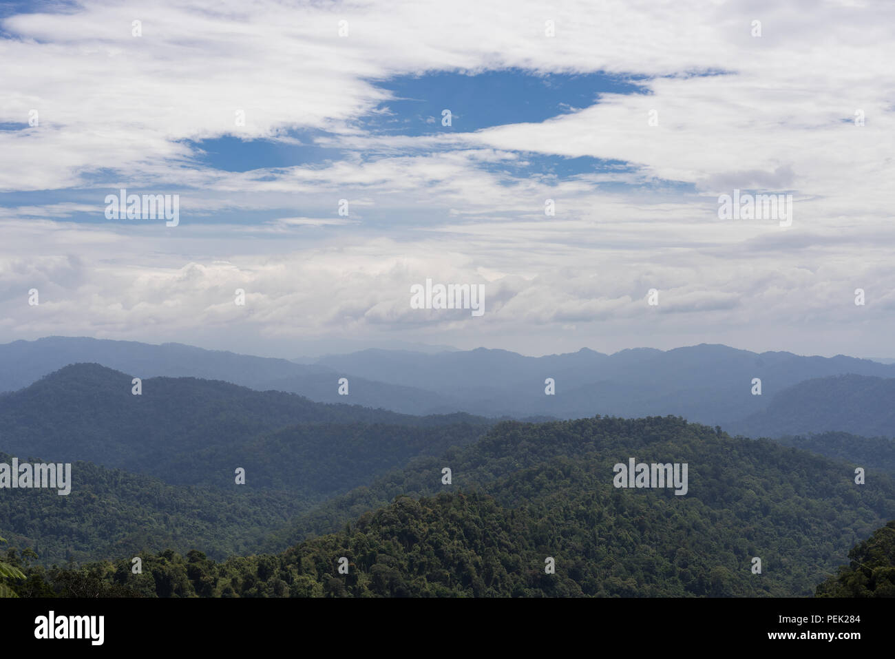 Beautiful view of Banjaran Titiwangsa, Malaysia Stock Photo - Alamy