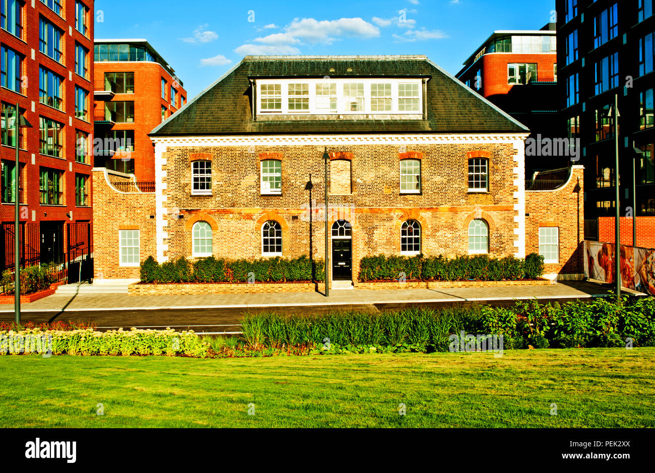 Old and New architecture, Royal Arsenal Riverside, Woolwich Arsenal ...